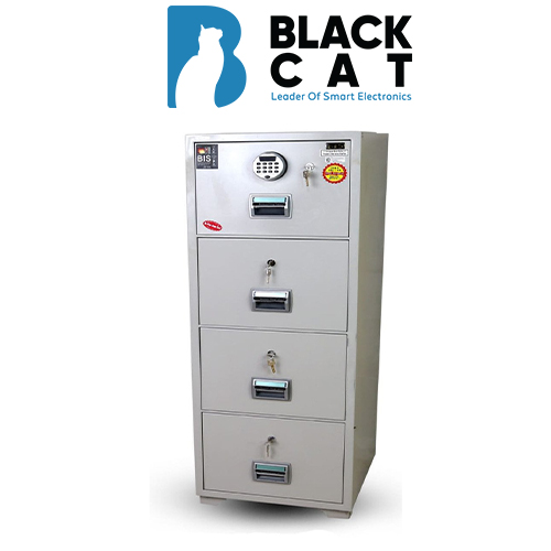 Shannon Boyle Korean Safe – 4 Drawer Fireproof Armored | Black Cat