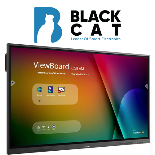 VIEWSONIC Interactive flat Panel Display | Black Cat