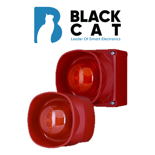 CASB383,CASB383WP ADDRESSABLE SIREN WITH FLASHER | Black Cat