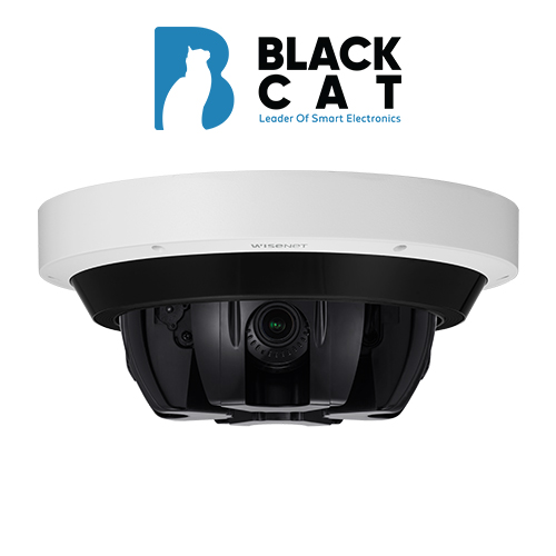 PNM-9084RQZ1 2MP x 4CH IR PTRZ Multi-directional Camera | Black Cat